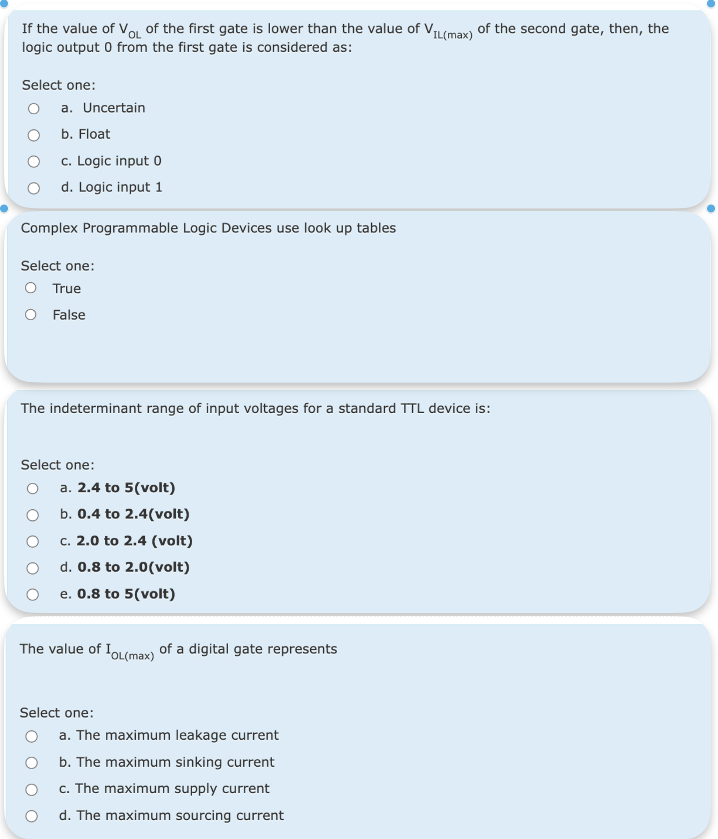 Solved If the value of VOL ﻿of the first gate is lower than | Chegg.com