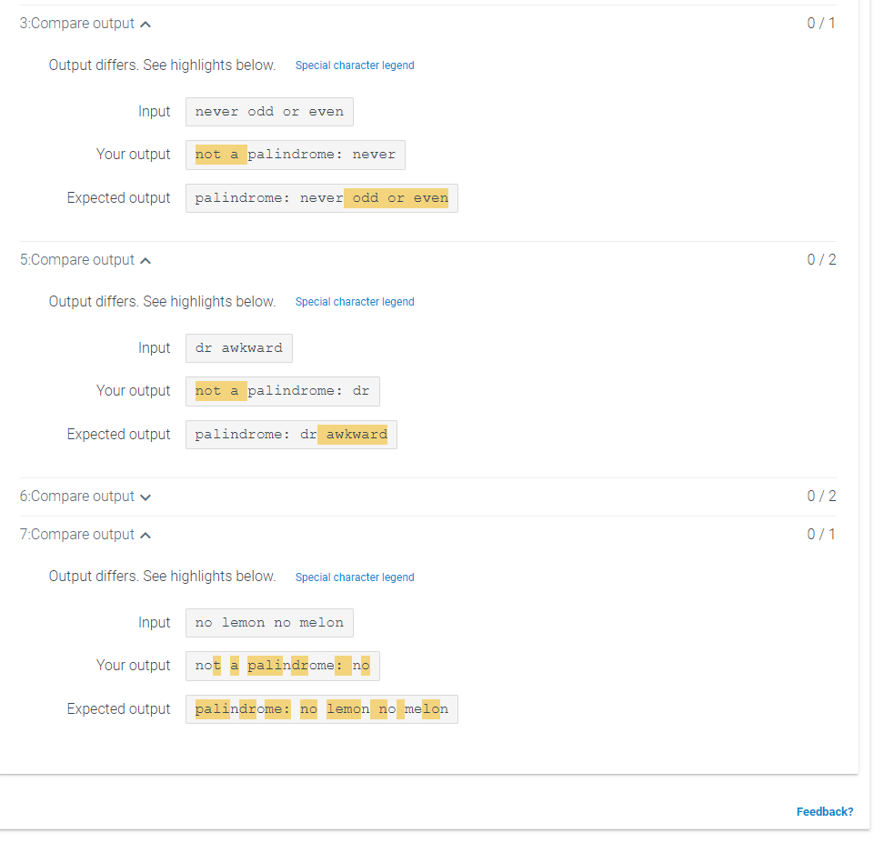 Solved A palindrome is a word or a phrase that is the same | Chegg.com