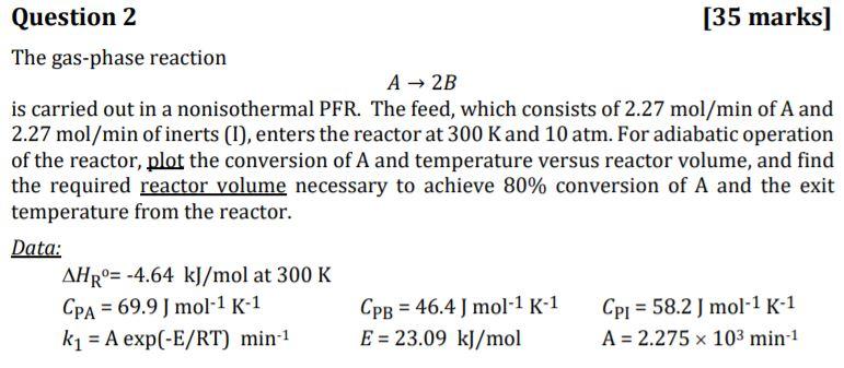 Solved Chemical Engineering Problem! (Chemical | Chegg.com