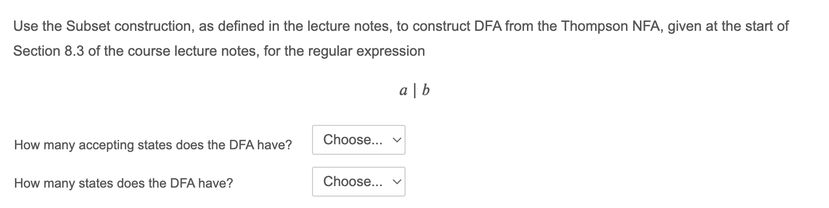 Solved Use the Subset construction, as defined in the | Chegg.com