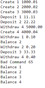 Solved Bank Program This assignment uses the same account | Chegg.com
