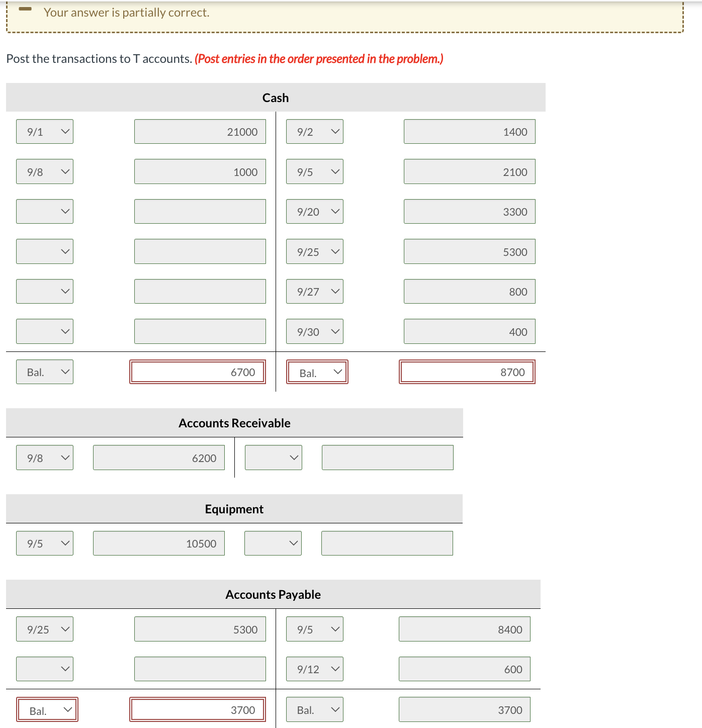 Solved Here is the question:The boxes in red are incorrect, | Chegg.com