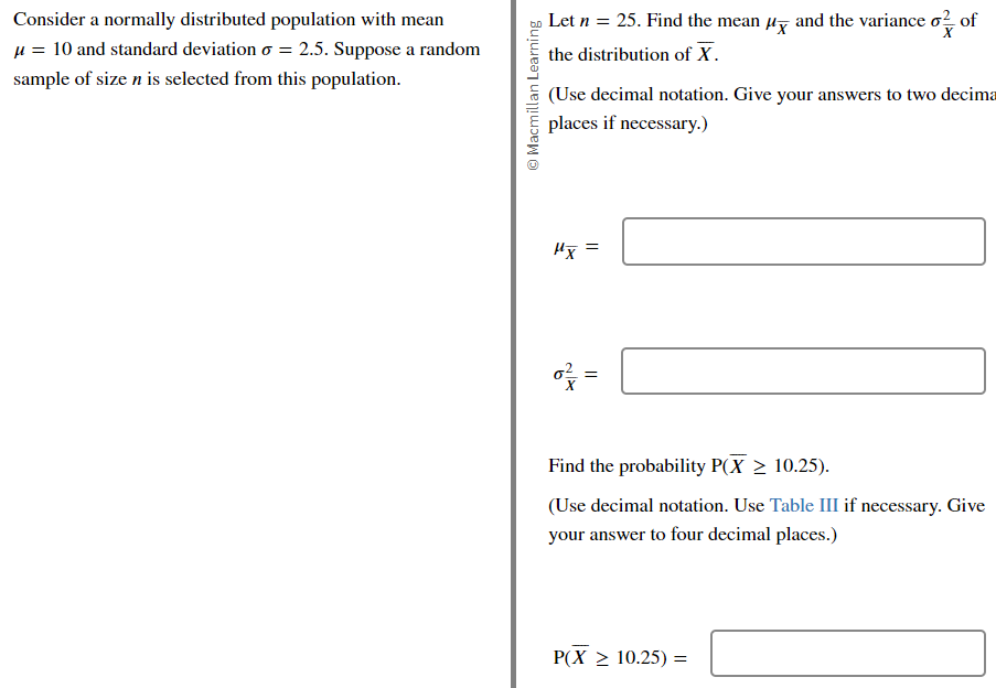 Solved Consider a normally distributed population with mean | Chegg.com