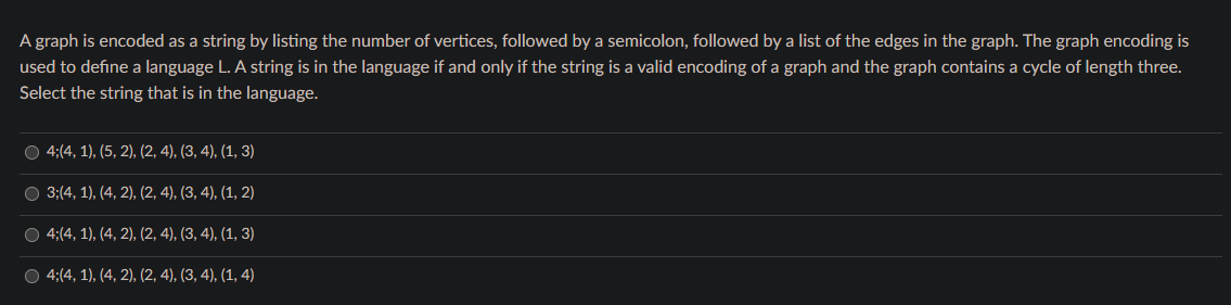 Solved Discrete Structures/Math please help!A graph is | Chegg.com