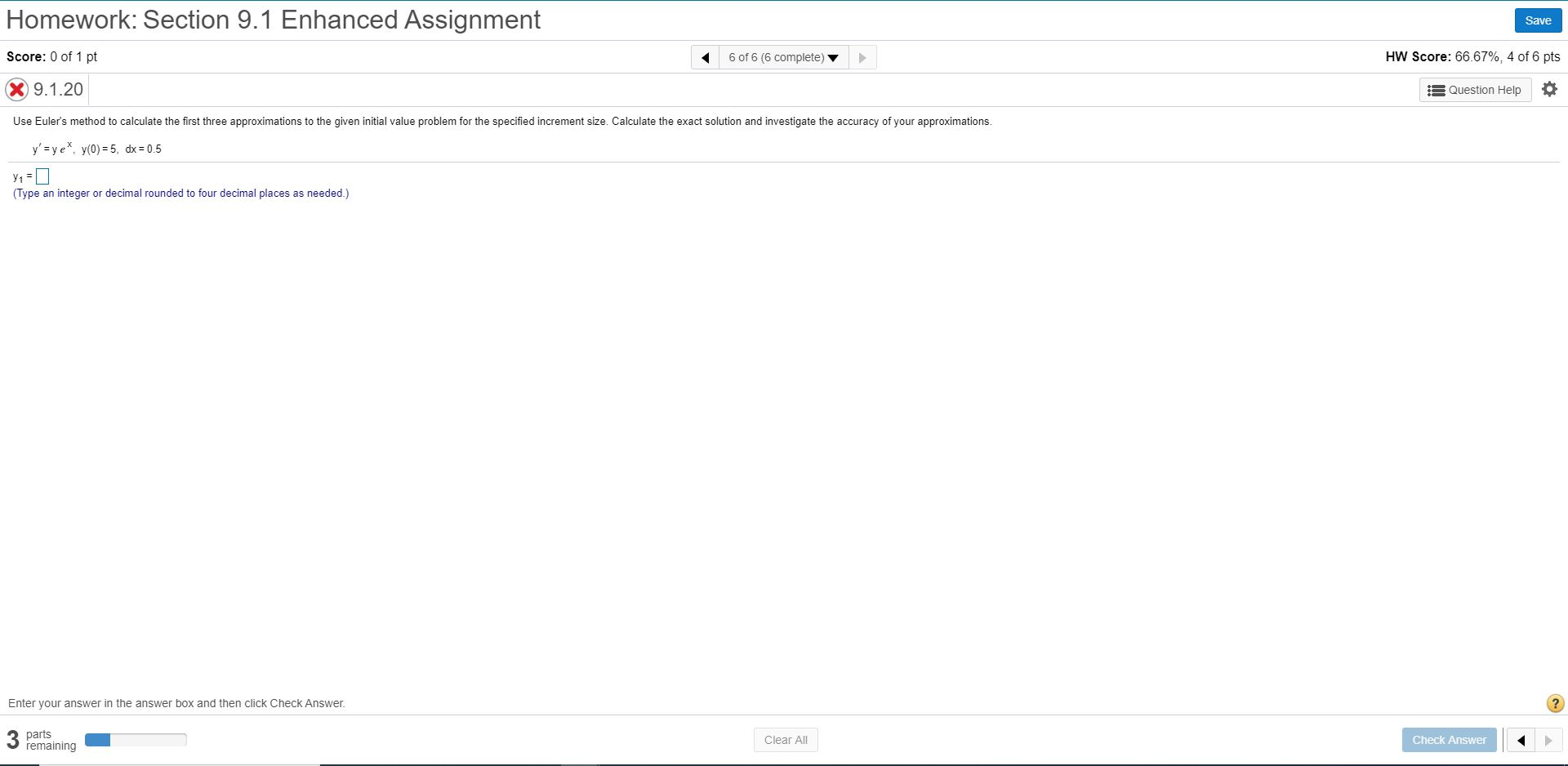 Solved Save Homework Section 9 1 Enhanced Assignment Score