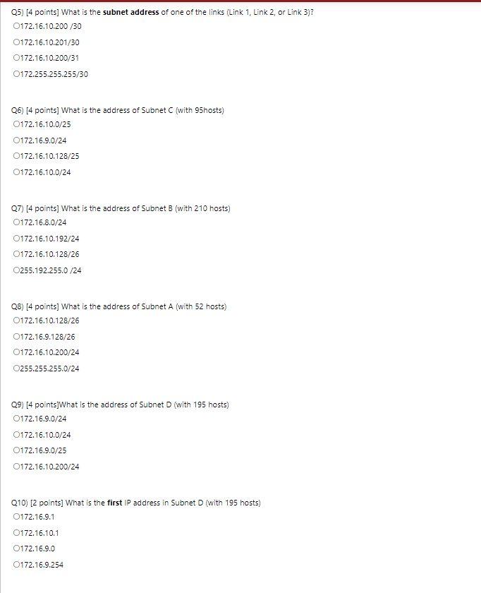 Solved CH4-SP21-006. Subnet Addressing-06 Design an | Chegg.com