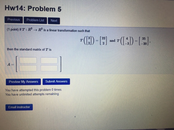 Solved Hw14: Problem 5 Previous Problem List Next (1 point) | Chegg.com