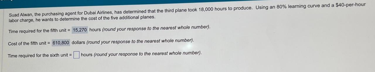 Solved Suad Alwan, the purchasing agent for Dubai Airlines, | Chegg.com