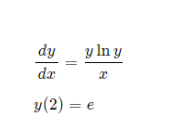 Solved Solve the differential equation using Euler's Method, | Chegg.com