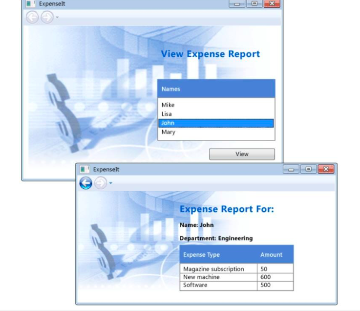 Solved Que 1: Use WPF to create the GUI below.(Fig 1) Que | Chegg.com