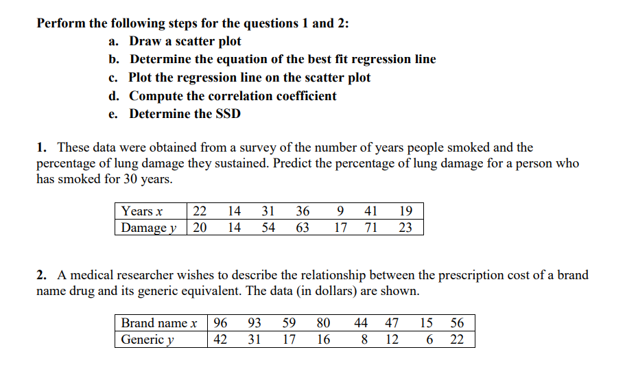 Solved Perform the following steps for the questions 1 and | Chegg.com