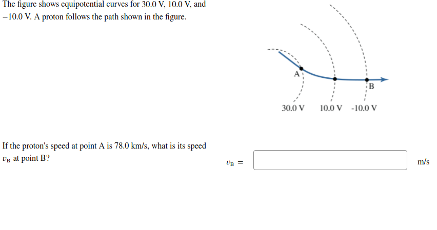 Solved The figure shows equipotential curves for 30.0 V, | Chegg.com