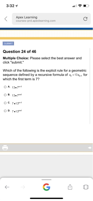 Solved 3:32 Apex Learning courses-prd.apexlearning.com | Chegg.com