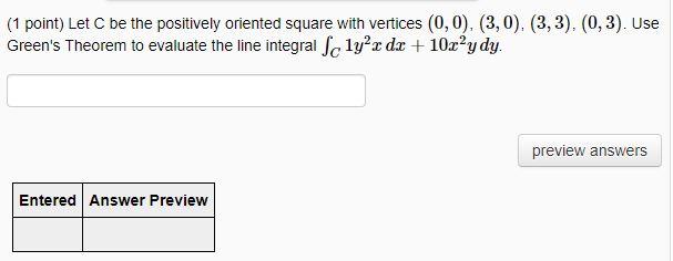 Solved Let C be the positively oriented square with vertices | Chegg.com