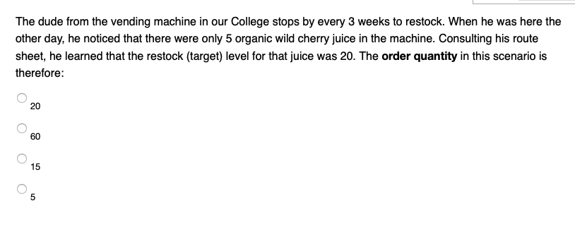 Solved The dude from the vending machine in our college | Chegg.com