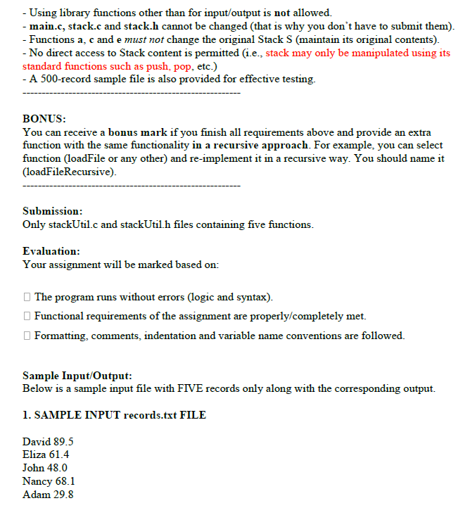 PROG20799: Data Structures and Algorithm Development | Chegg.com