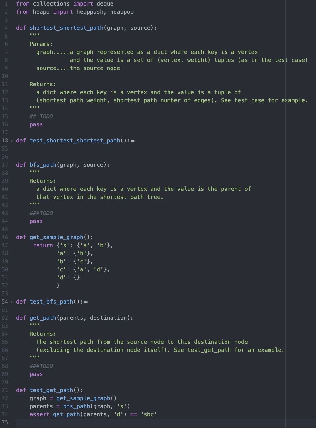 Solved 1. Shortest shortest paths a) Suppose we are given a | Chegg.com