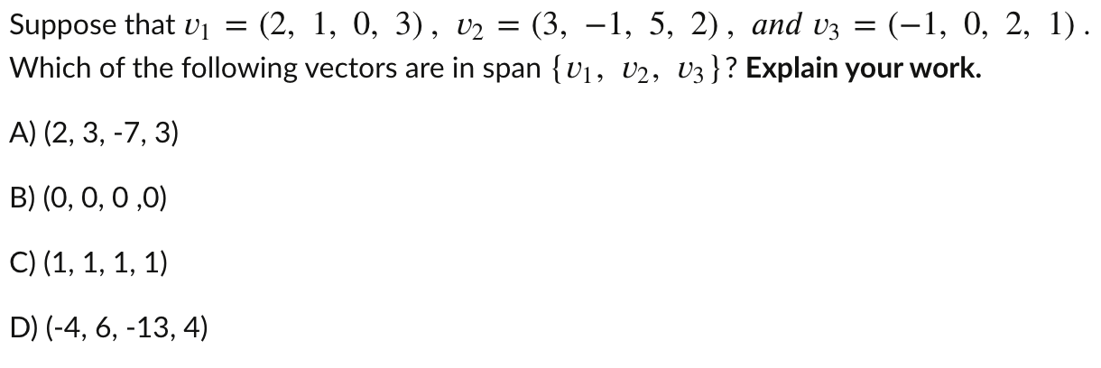Solved Linear Algebra a.) b.) True or False. Why? | Chegg.com