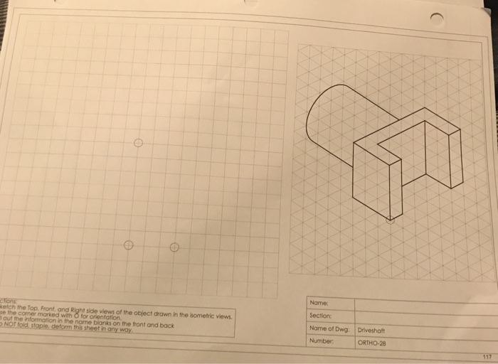 Solved Name: ENGR 103 Section: Name of Dwg: ee Whiz Number | Chegg.com