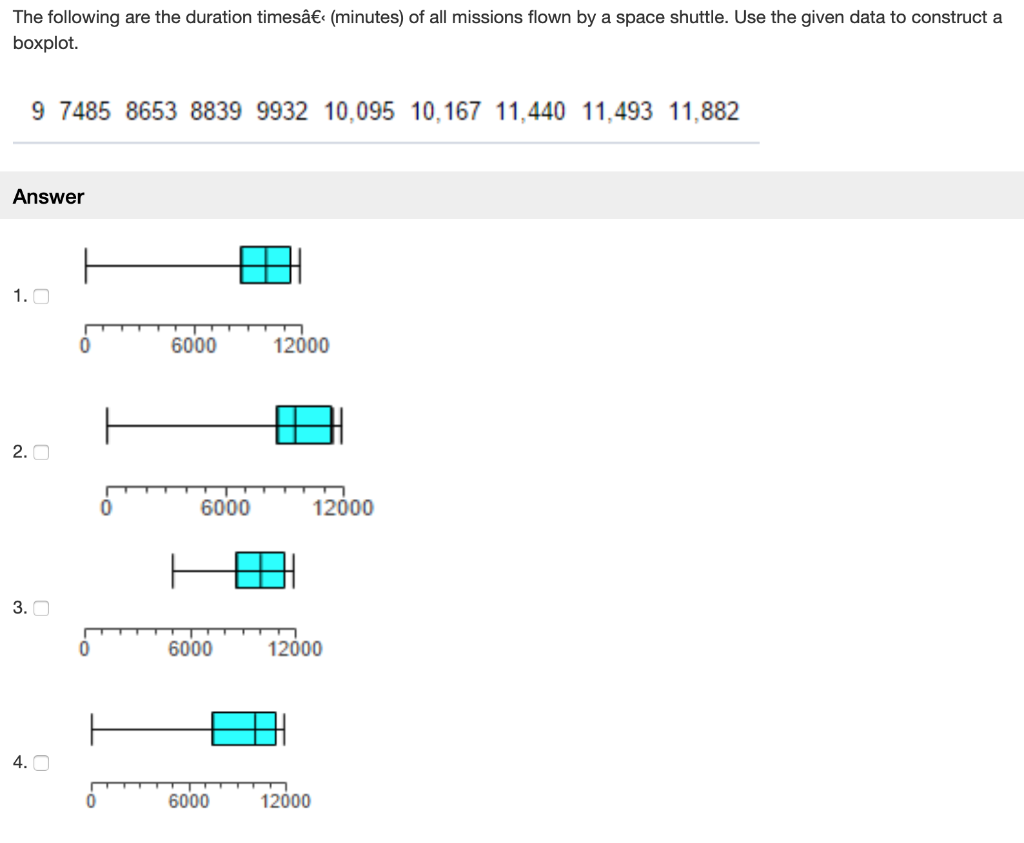 Solved The following are the duration timesâ€ (minutes) of | Chegg.com