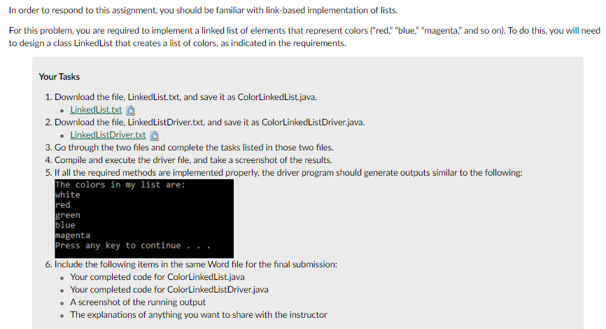 Solved class LinkedList { /** The Node class | Chegg.com Solved class LinkedList { /** The Node class | Chegg.com