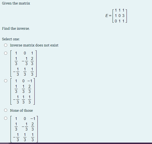 Solved After using the Gauss elimination method we get | Chegg.com