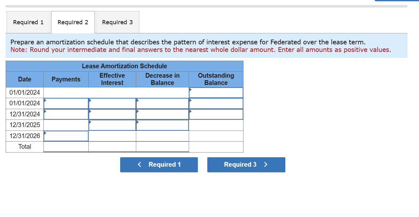Solved Federated Fabrications leased a tooling machine on | Chegg.com