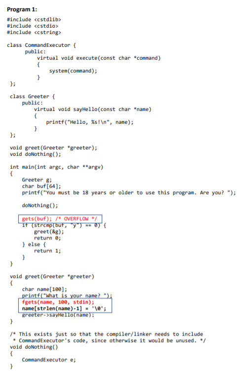 Solved What Is the new code when u replace the gets() with a | Chegg.com