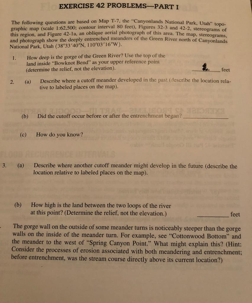 Solved EXERCISE 42 PROBLEMS–PART I The following questions | Chegg.com