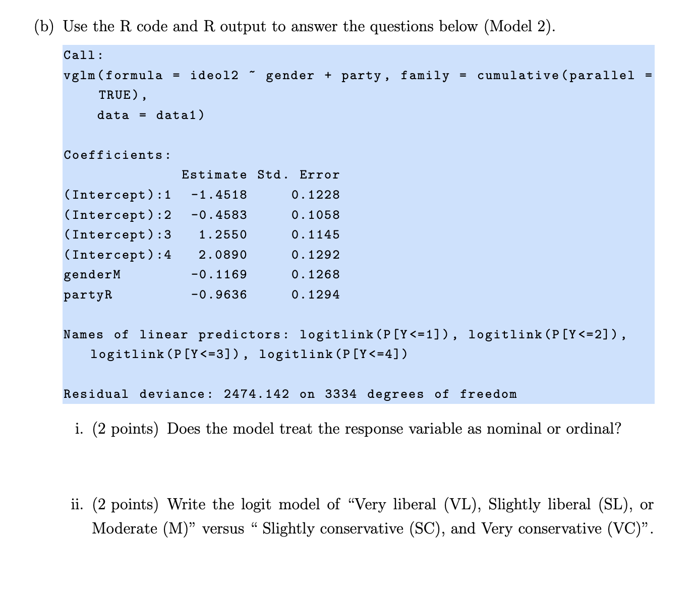 Solved From the above question, I need help interpreting | Chegg.com