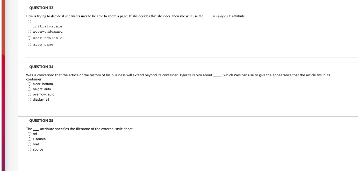 Solved Erin is trying to decide if she wants user to be able | Chegg.com