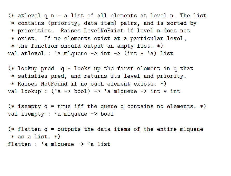 1 Background A priority queue is a sorted container | Chegg.com