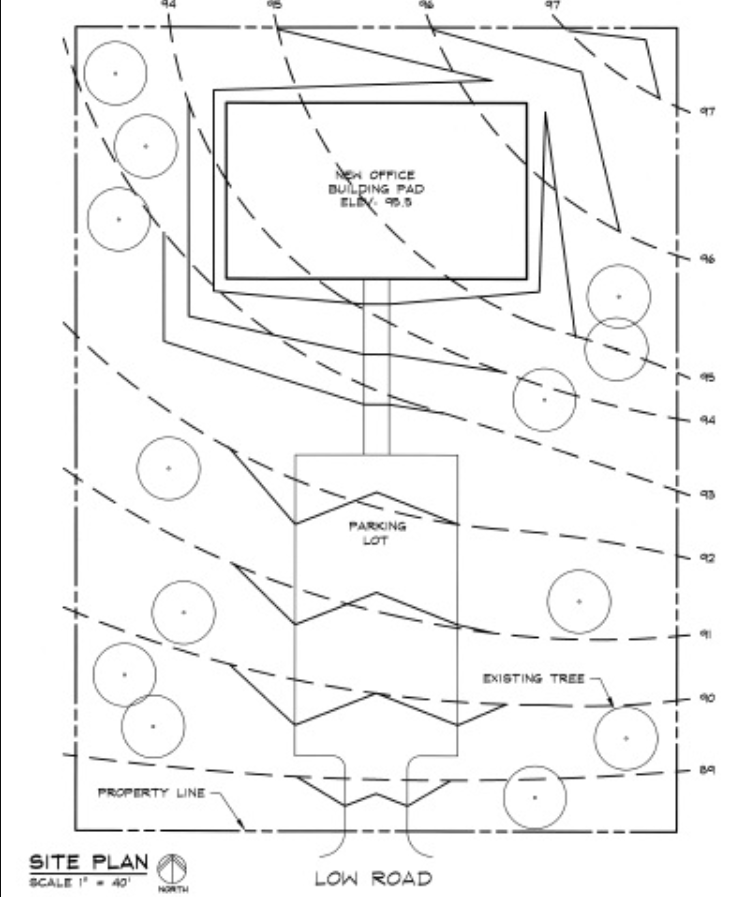 Conduct a cut and fill analysis of the attached | Chegg.com