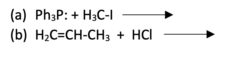 Solved Indicate the below for the following reactions: 1. | Chegg.com