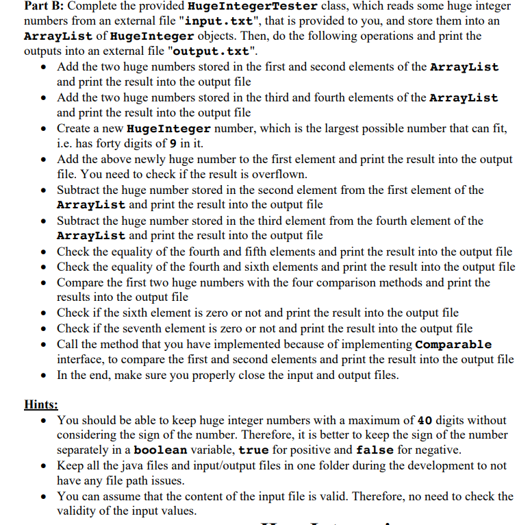 Solved **MUST BE DONE IN JAVA ONLY. Please do not alter what | Chegg.com