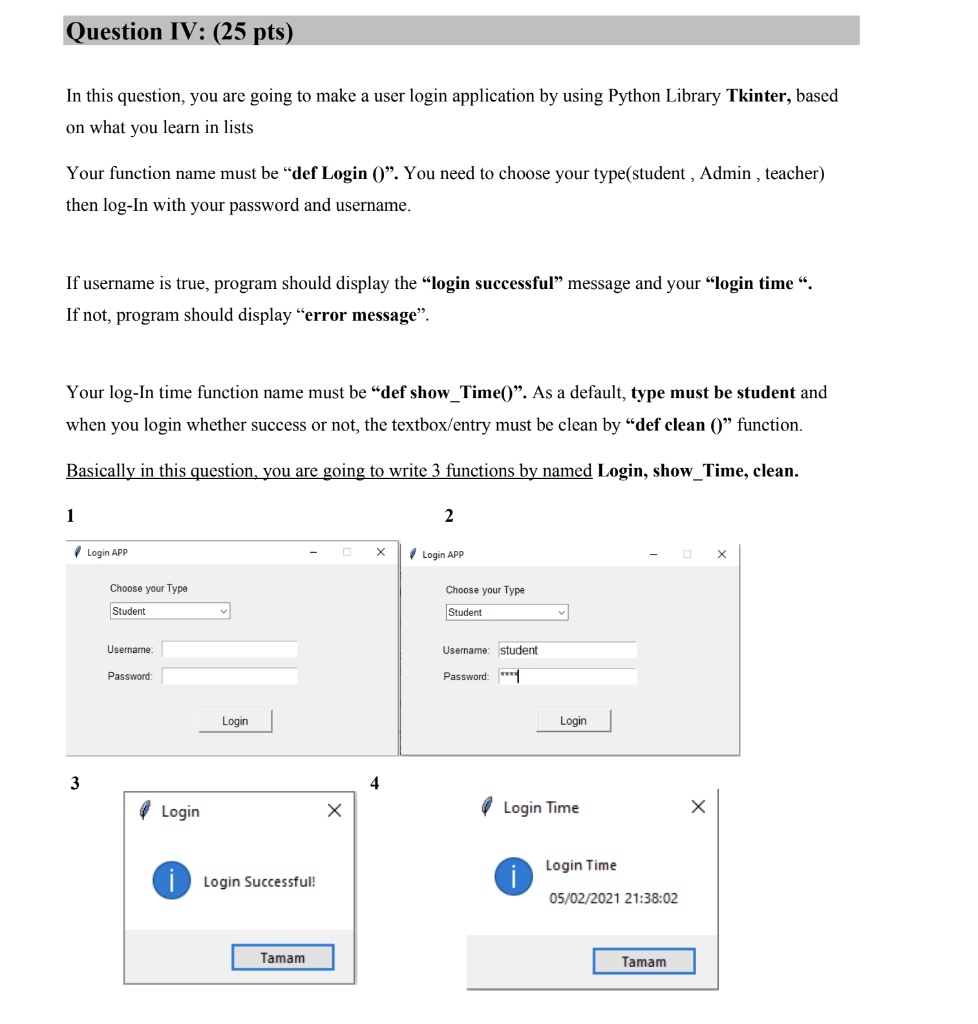 Solved Question IV: (25 pts) In this question, you are going | Chegg.com