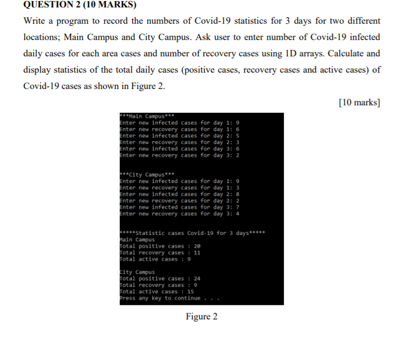 Solved Question 2 10 Marks Write A Program To Record The 7641