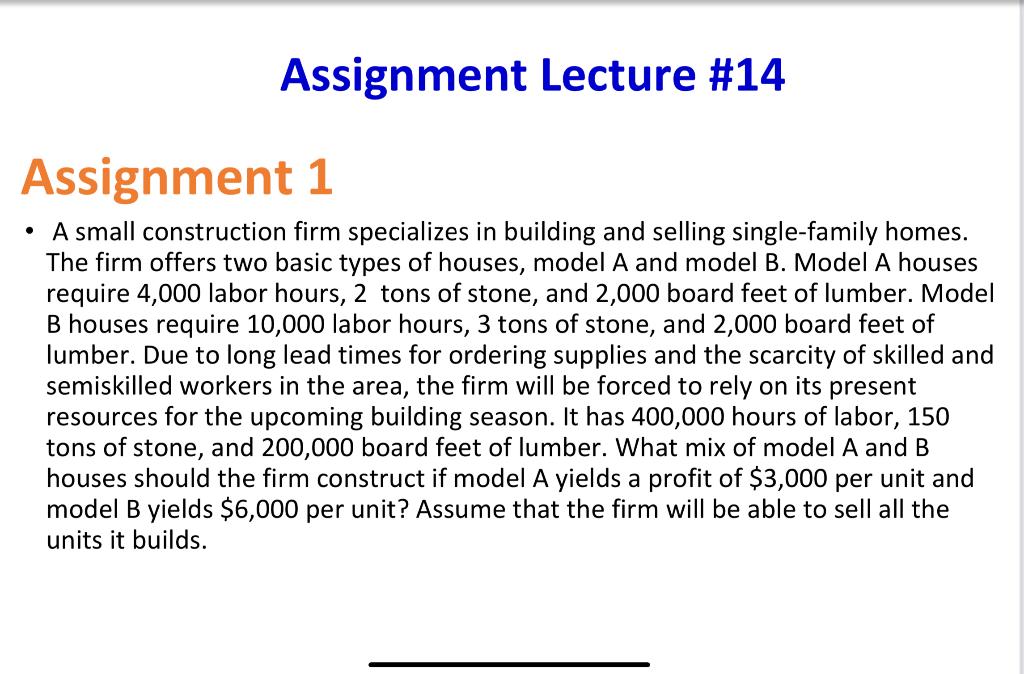 Solved Assignment Lecture #14 Assignment 1 - A small | Chegg.com