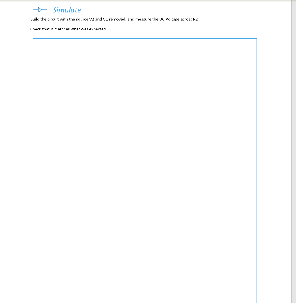 Solved Circuit 1 Ac And Dc Superposition Given The