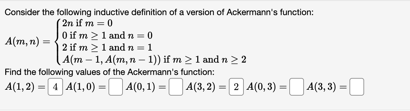 Solved Consider the following inductive definition of a | Chegg.com