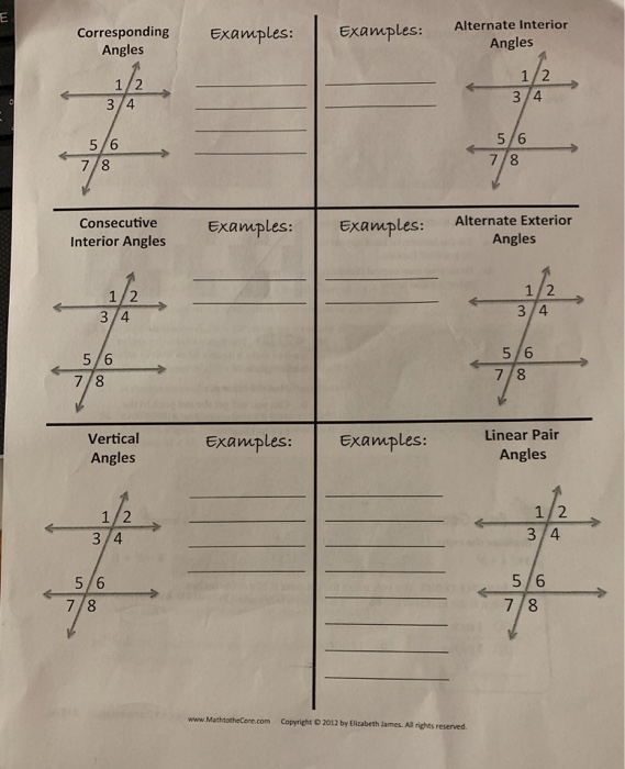 Examples Of Consecutive Interior Angles : Do you know the difference ...