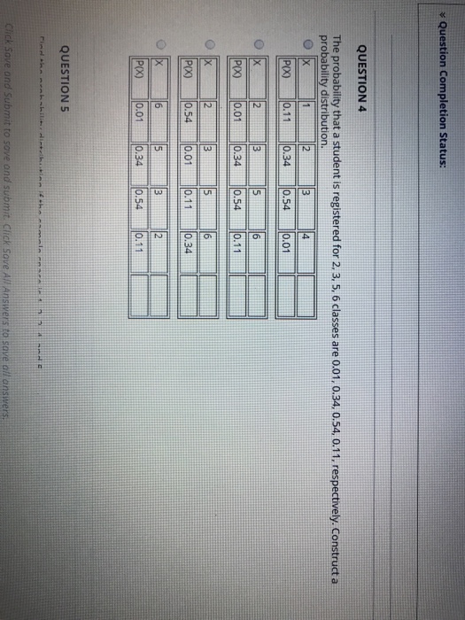Solved Question Completion Status: QUESTION 4 The | Chegg.com