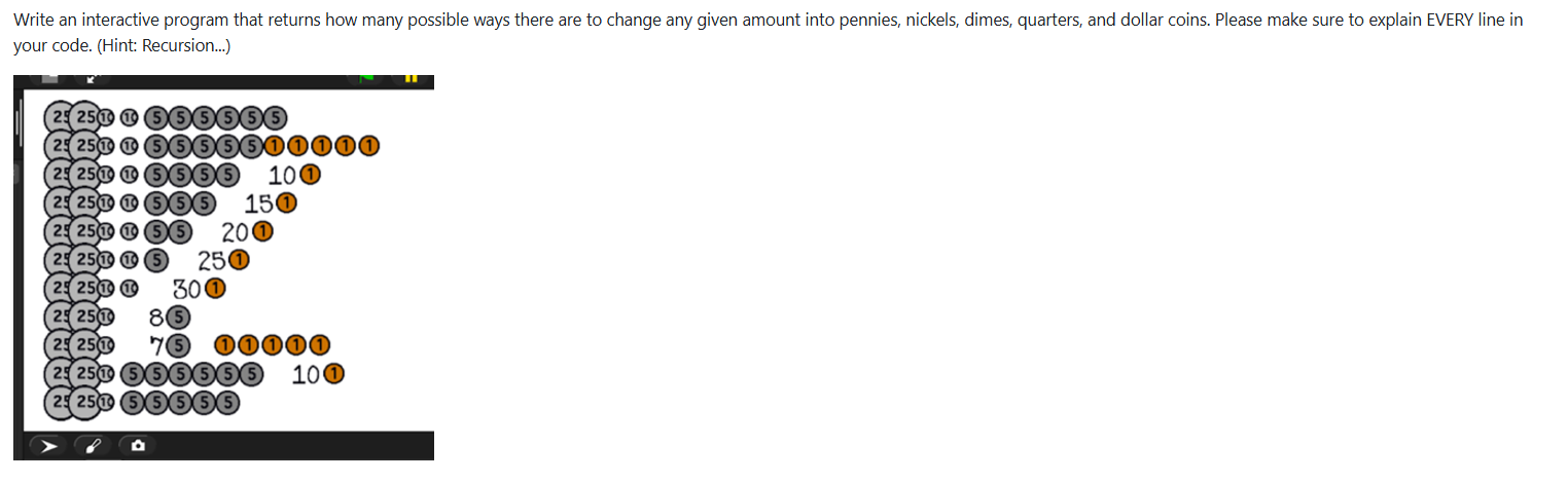 Solved Write an interactive program that returns how many | Chegg.com