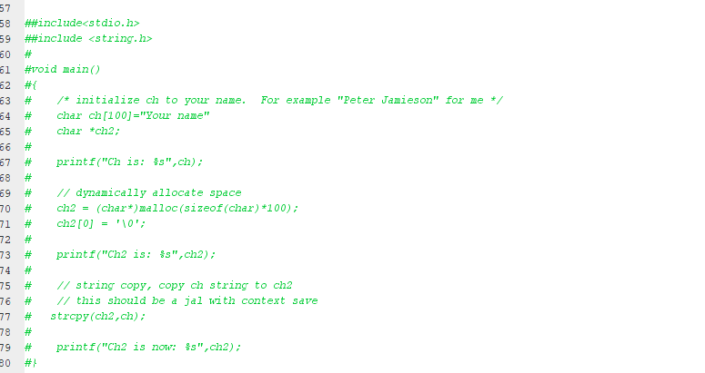 Solved \#\#include \#\#include # \#void main() #{ \# / | Chegg.com