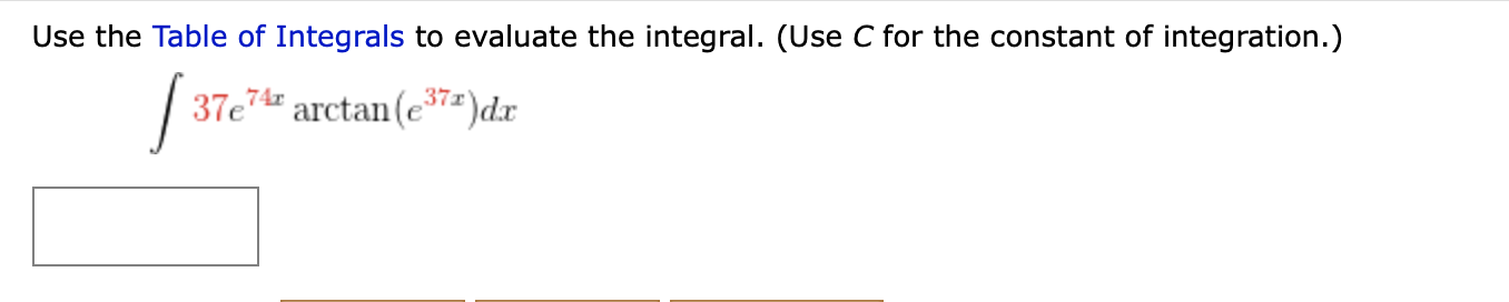 Solved Use the Table of Integrals to evaluate the integral. | Chegg.com