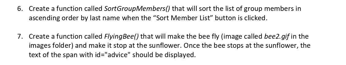 Solved Need to create JavaScript code file only. HTML and | Chegg.com