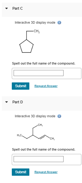Solved Interactive 3D display mode (1) Spell out the full | Chegg.com