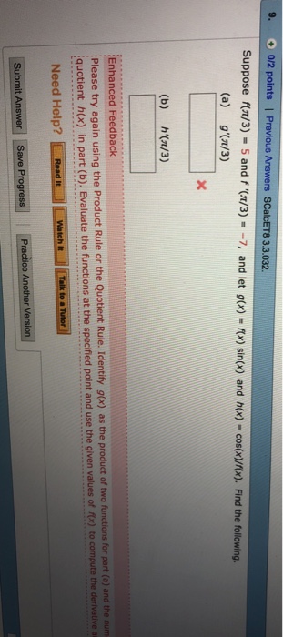 Solved 4. 0/1 points | P s Answers SCalcET8 3.3.009.MI | Chegg.com Solved 4. 0/1 points | P s Answers SCalcET8 3.3.009.MI | Chegg.com
