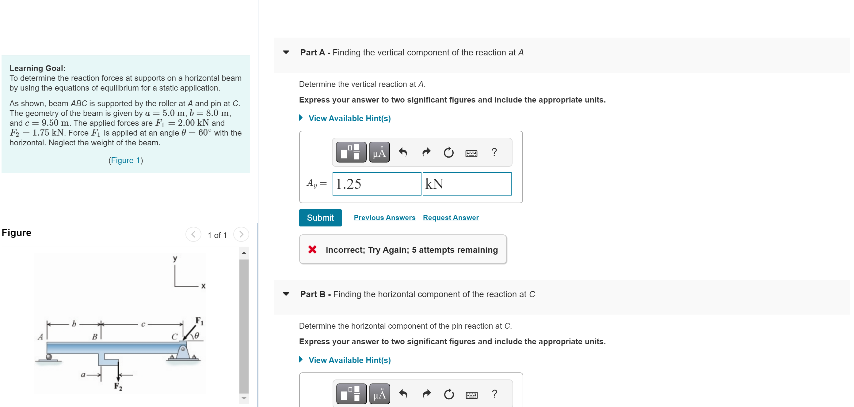 Solved Show me the steps to solve Part C - ﻿Finding the | Chegg.com