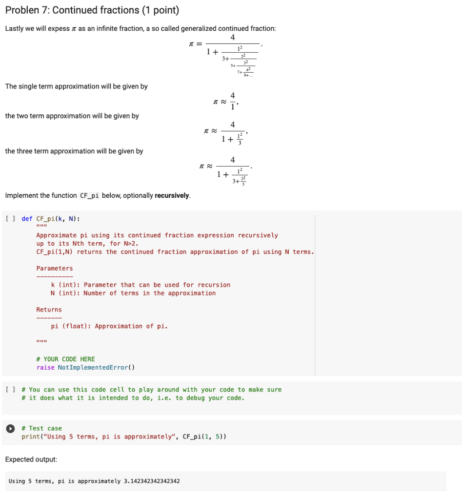 Solved π=1+3+5+7+9+…423222124. The single term approximation | Chegg.com